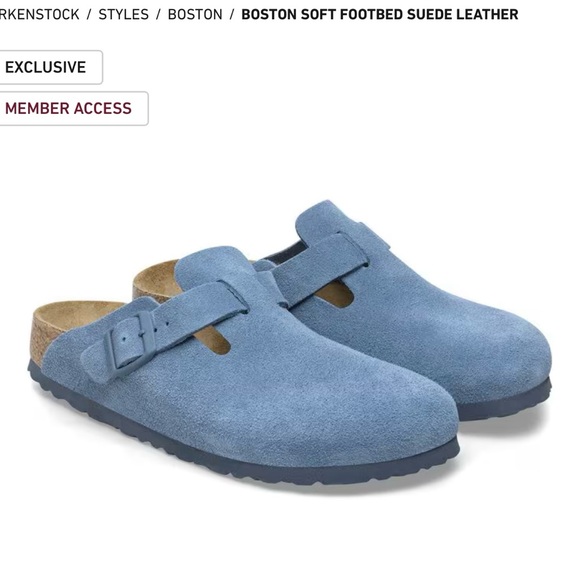 Birkenstock | Shoes | Birkenstock Boston Soft Footbed Suede Clogs ...